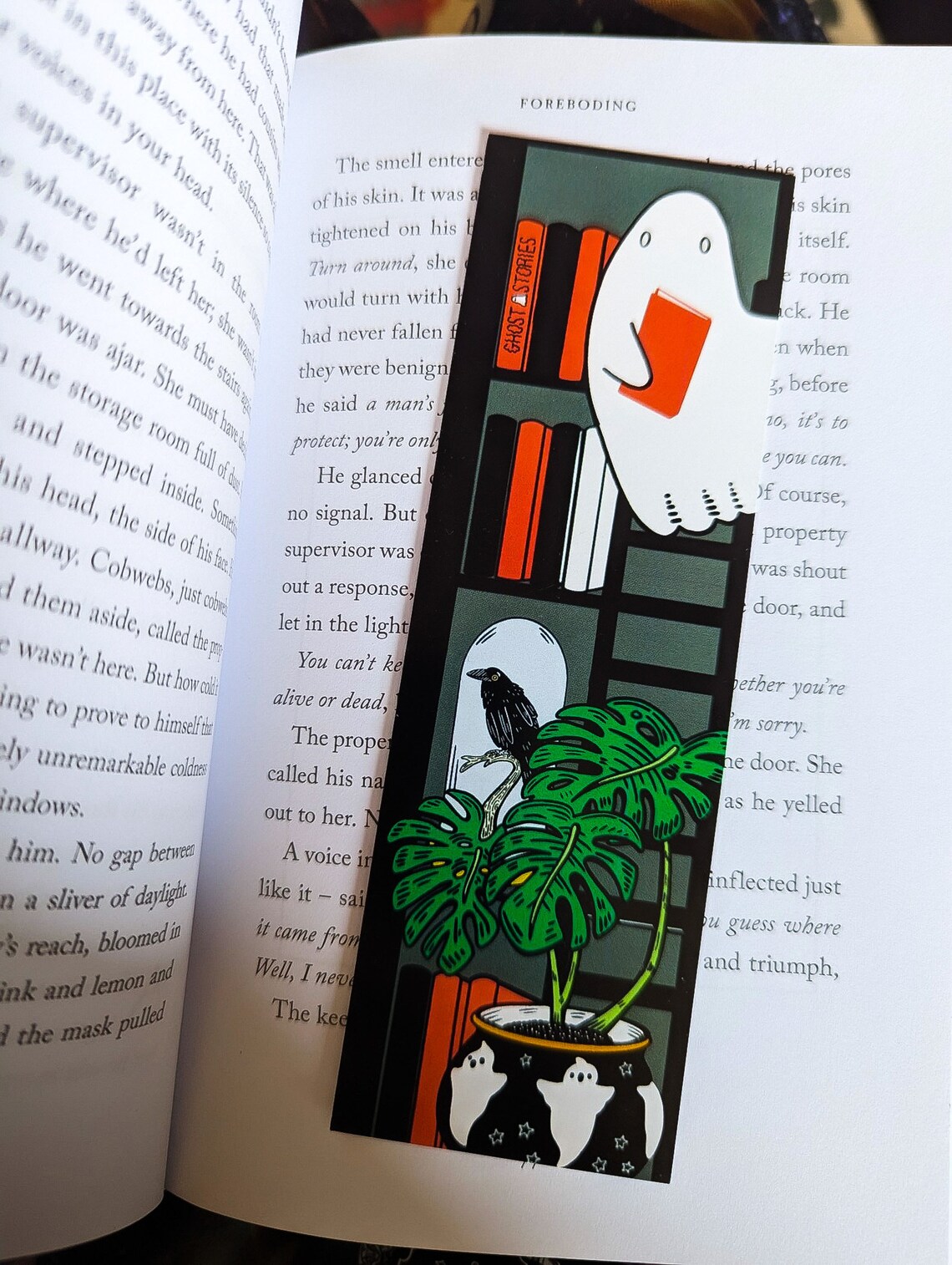 Ghost Stories In The Haunted Midnight Library Bookmark - Shop Indie